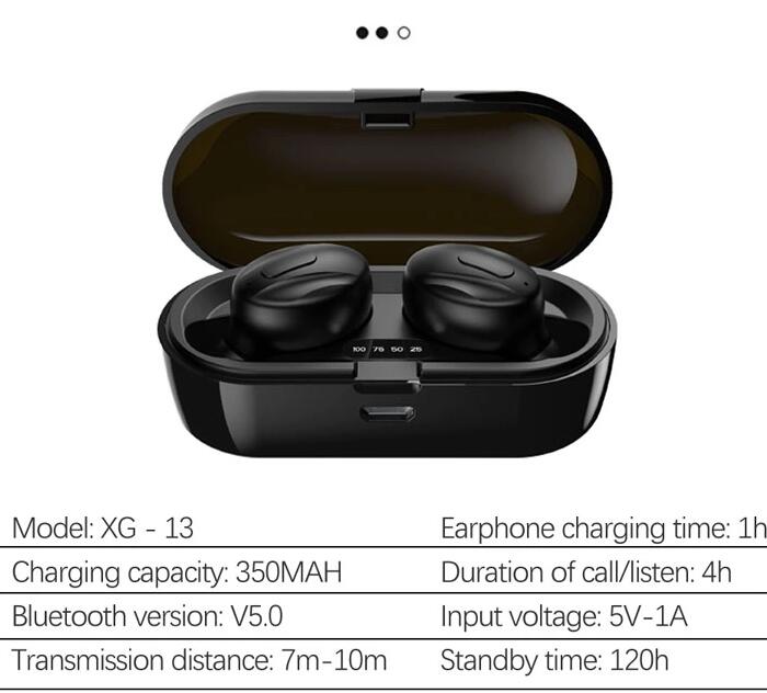 volume control wireless bluetooth earbuds for smart phones